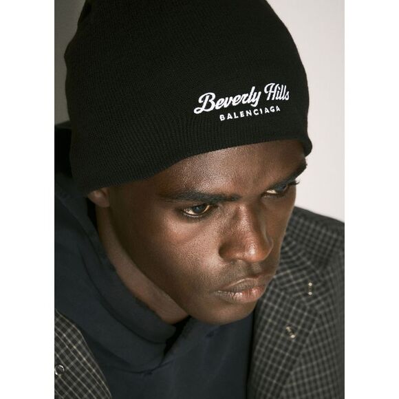 Balenciaga | Accessories | Balenciaga Men Beverly Hills Beanie Hat ...